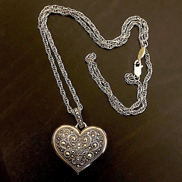 Judith Jack | Jewelry | Judith Jack Sterling Silver Marcasite Encrusted ...